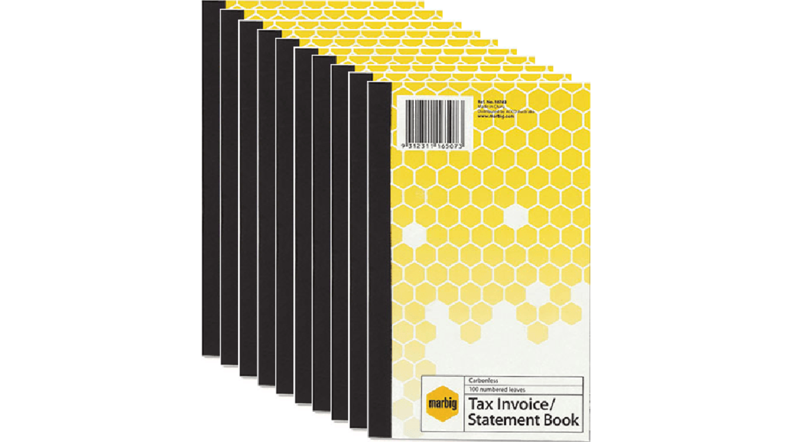 Marbig Pack of 10 100-Leaf Tax Invoice Statement Book | Harvey Norman