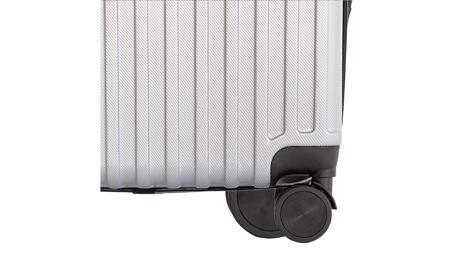Milano Decor 3 Piece Luggage Set - Silver | Harvey Norman