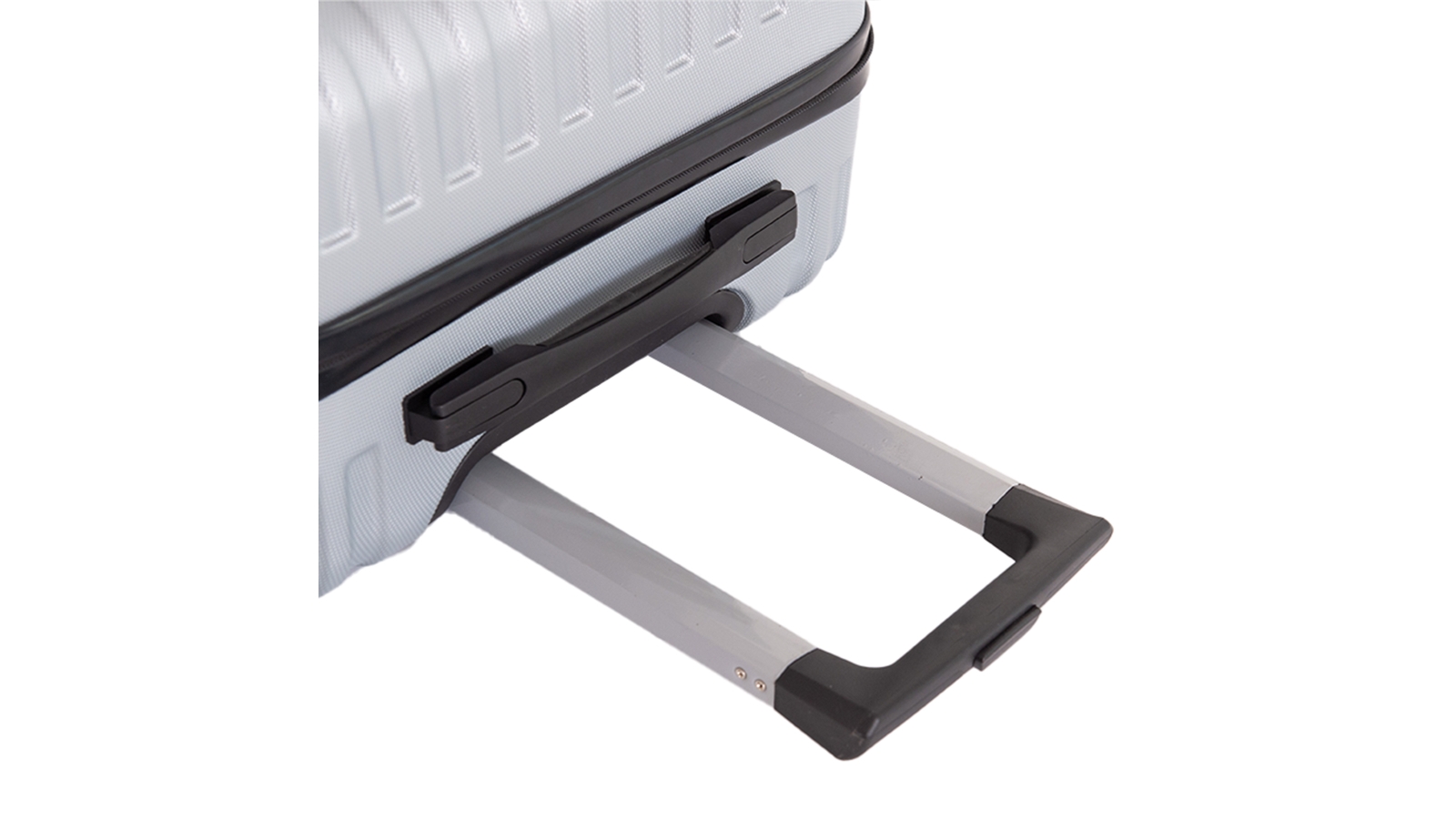 Milano Decor 3 Piece Luggage Set - Silver | Harvey Norman