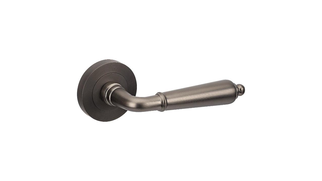 Complete Doors Online Oxford Passage Lever Handle Set - Graphite Nickel ...