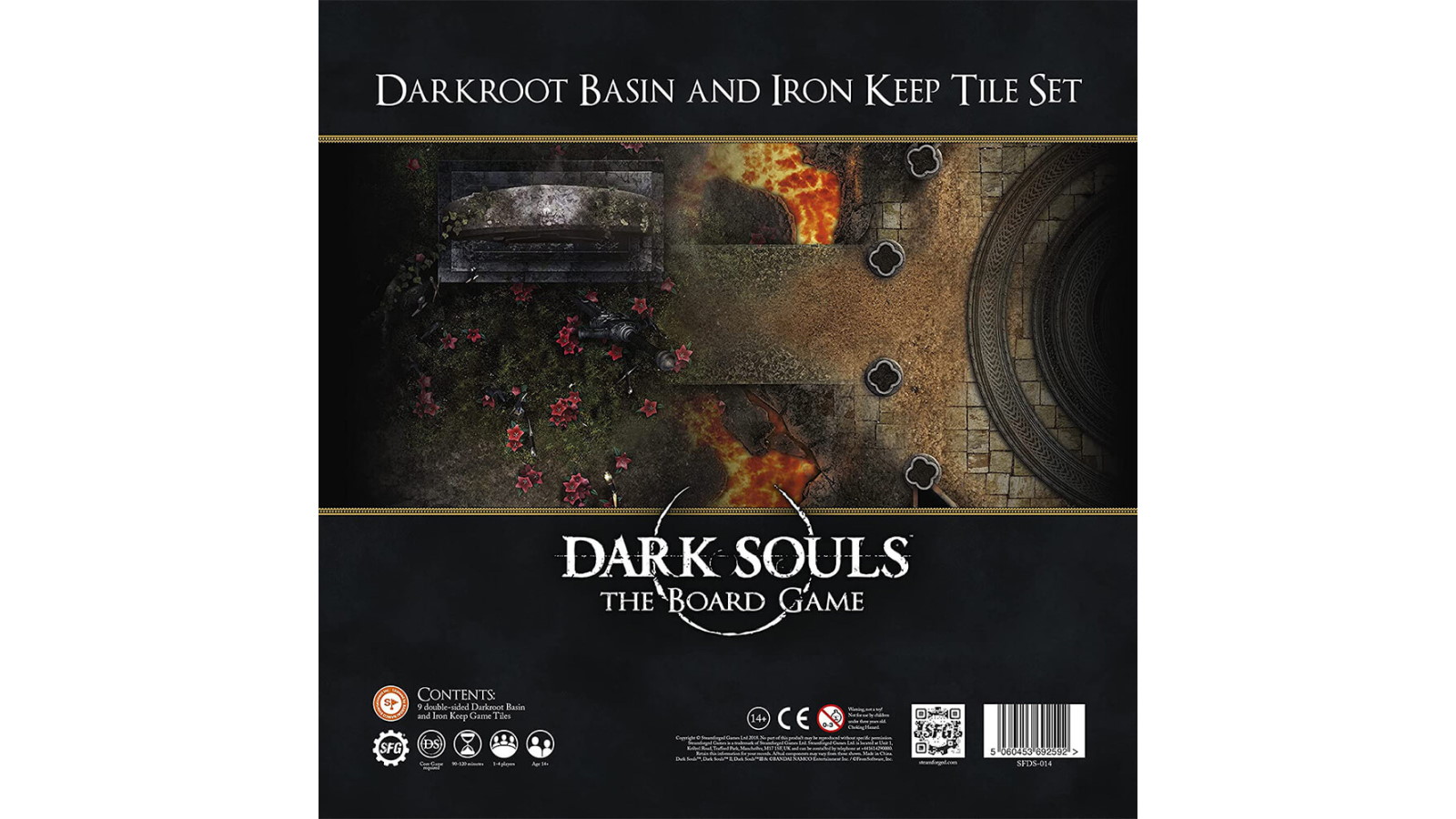 Dark Souls Board Game Darkroot Basin and Iron Keep Tile Set | Harvey Norman