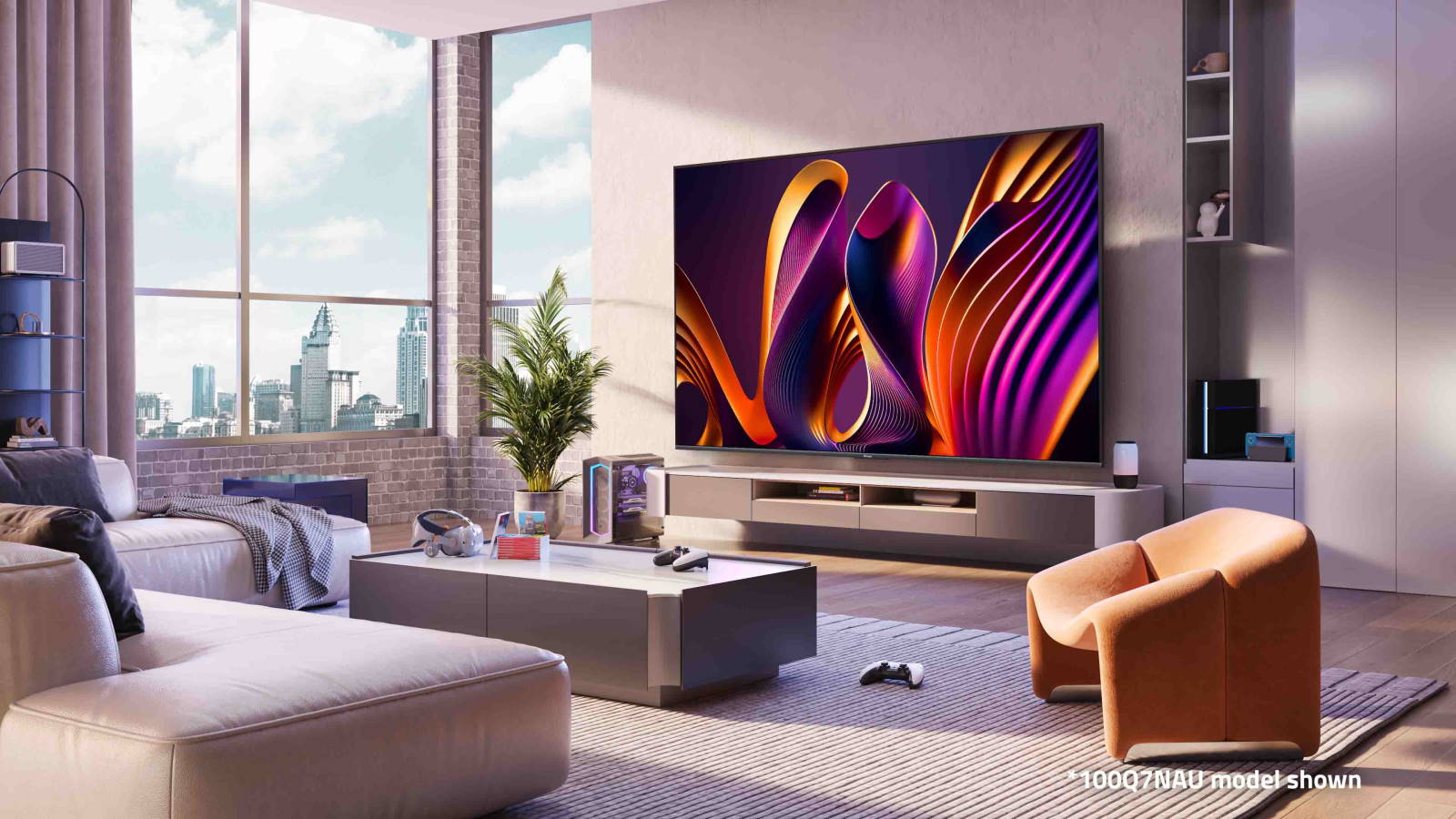 Hisense 100-inch Q7NAU 4K QLED Smart TV | Harvey Norman