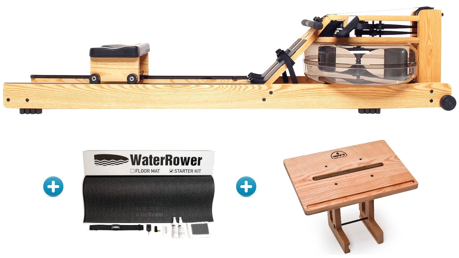 WaterRower Natural Complete Package Rowing Machine | Harvey Norman
