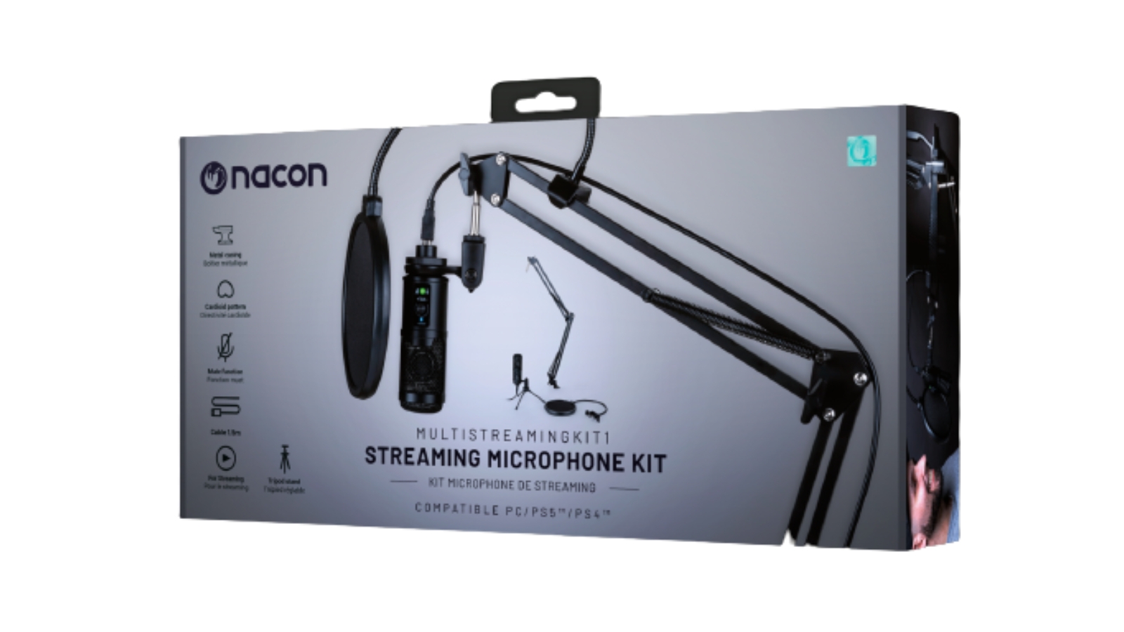 Nacon Streaming Microphone Kit | Harvey Norman