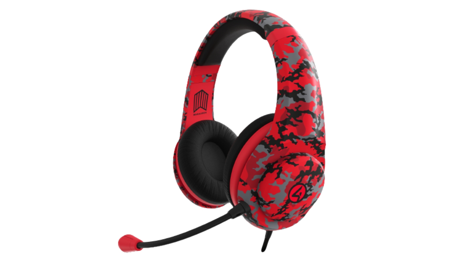 4Gamers XP Marauder Edition Gaming Headset - Red Camouflage | Harvey Norman