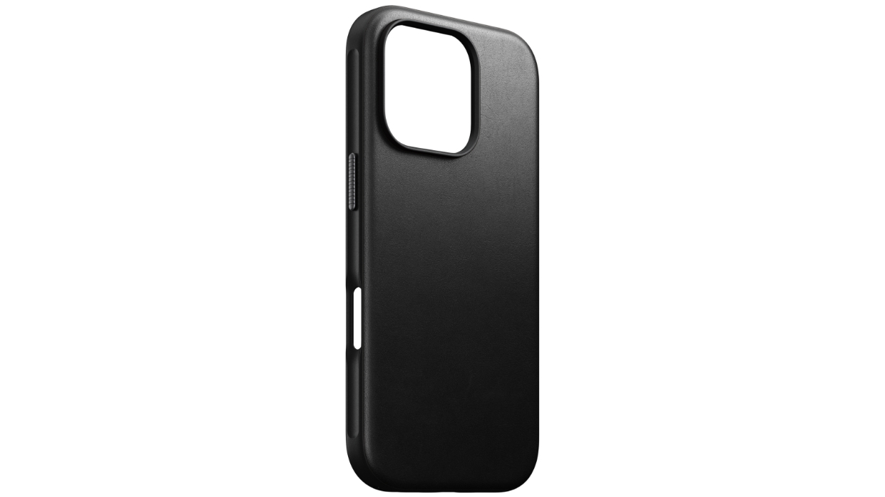 NOMAD Modern Leather Case for iPhone 16 Pro - Black | Harvey Norman
