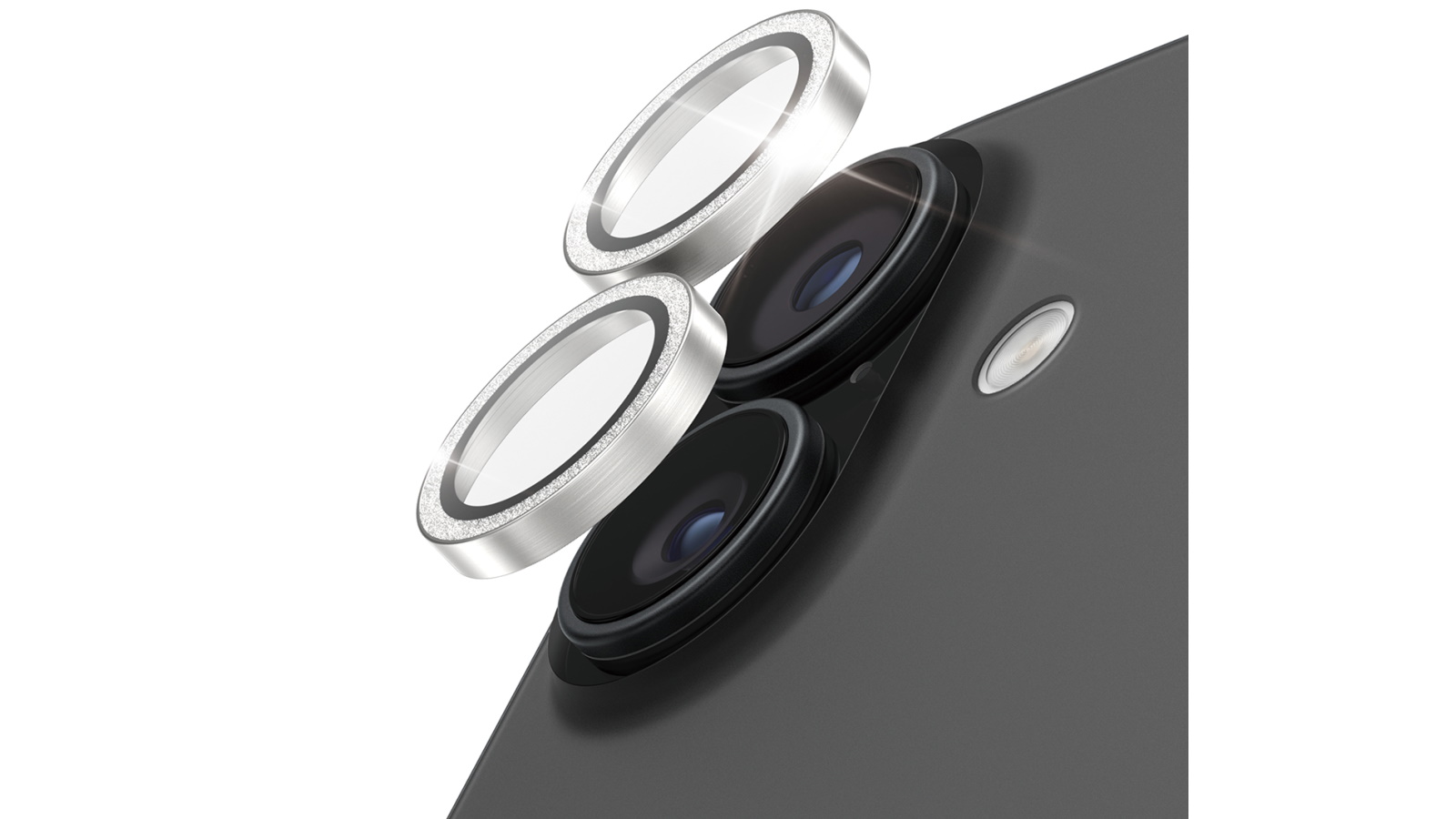 PanzerGlass Hoops Camera Lens Protector for iPhone 17 - Silver | Harvey ...