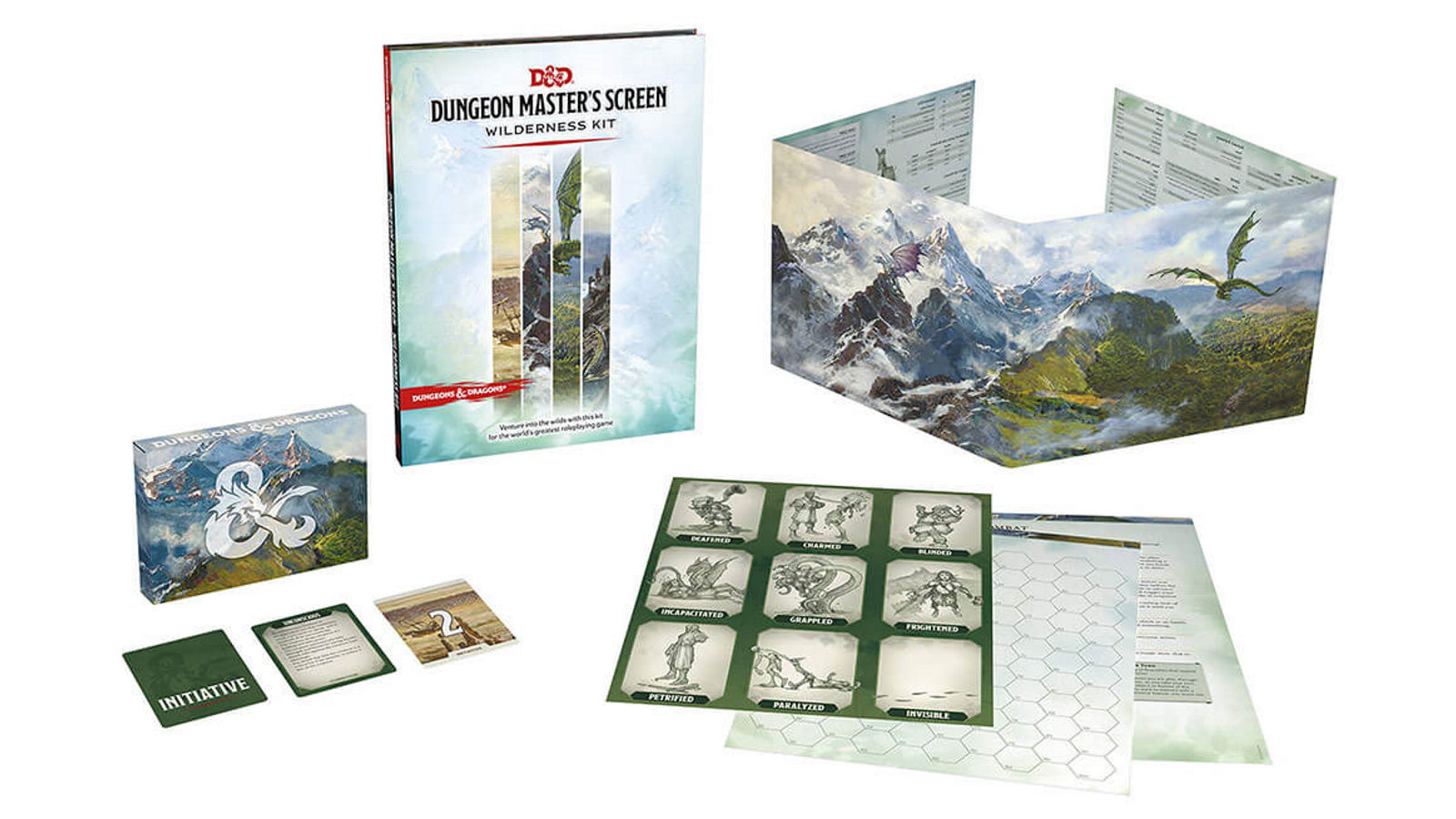 LatestBuy D&D Dungeon RPG Game Master's Screen Wilderness Kit | Harvey ...