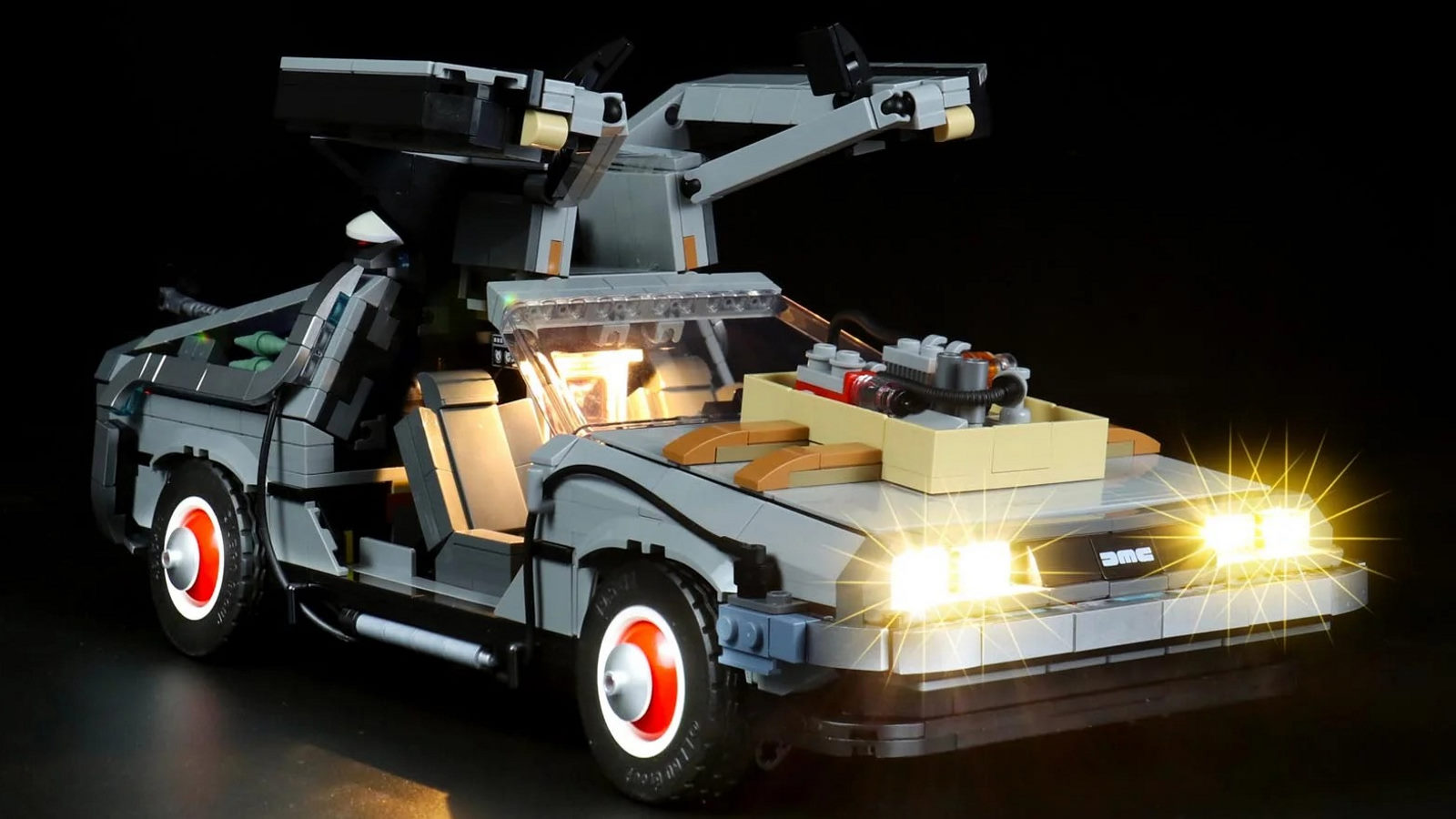 Brick Shine Light kit for LEGO Back to the Future Time Machine ...