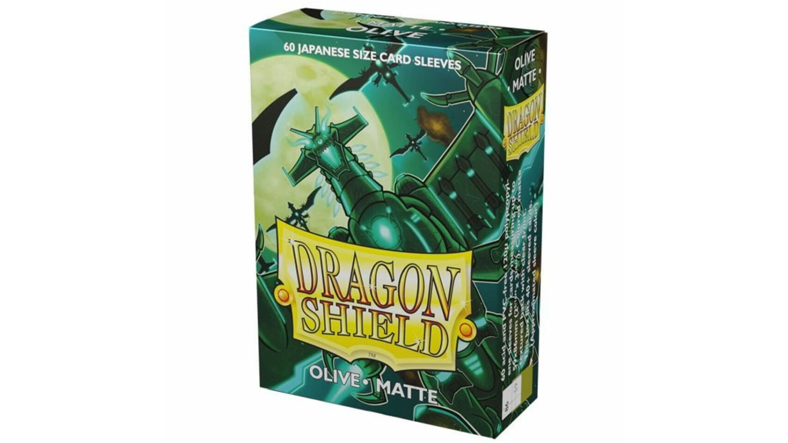 Dragon Shield Matte Olive Japanese Size Card Sleeves - Box of 60 ...