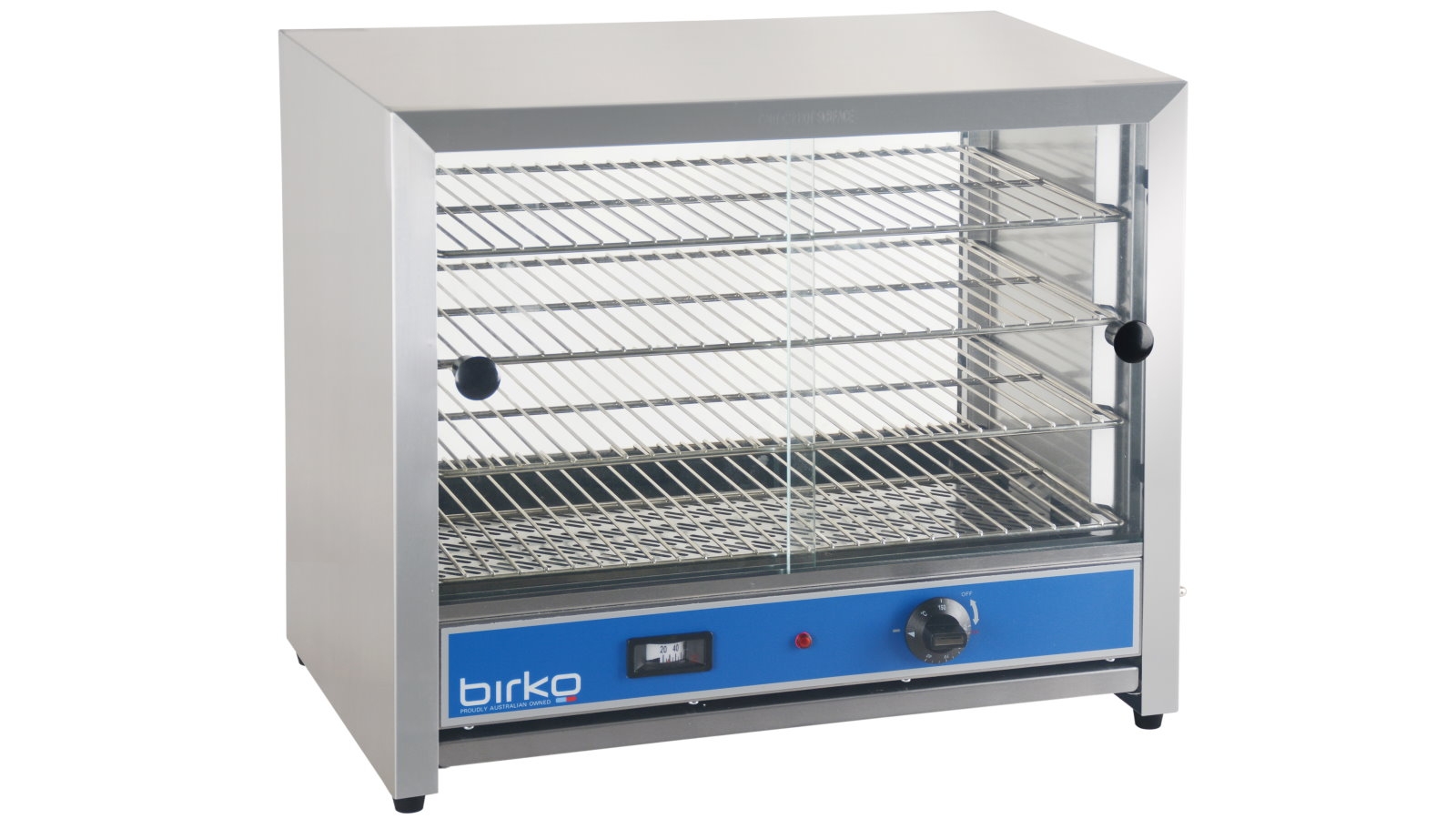 Birko 50 Pie Warmer with Glass Door | Harvey Norman