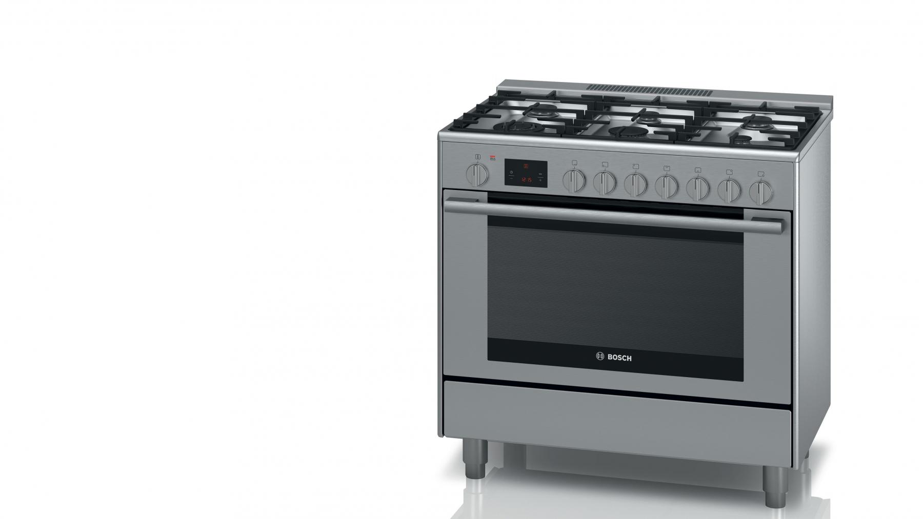 Bosch Series 8 900mm Dual Fuel Range Freestanding Cooker | Harvey Norman