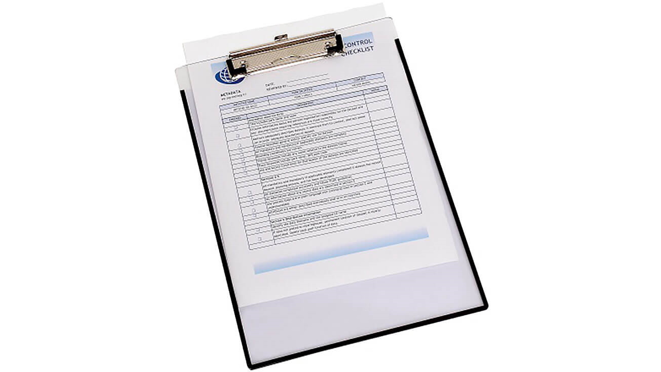 Marbig A4 Clearview Clipboard with Insert Cover | Harvey Norman