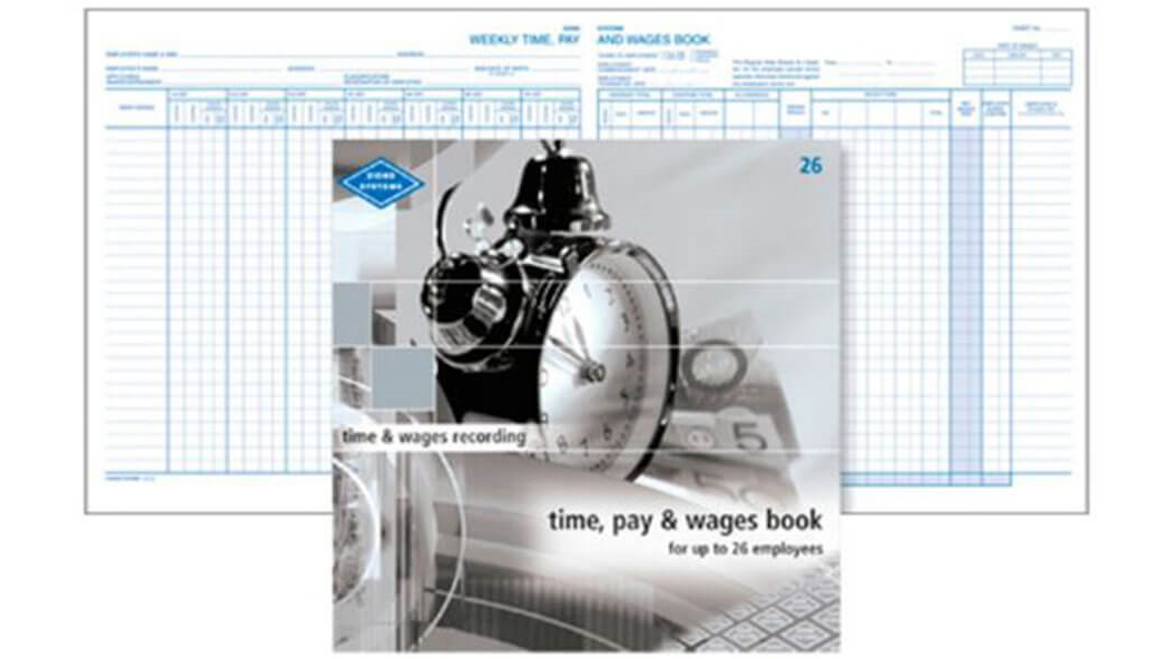 Zions Time Pay and Wages Book (26 Lines) | Harvey Norman