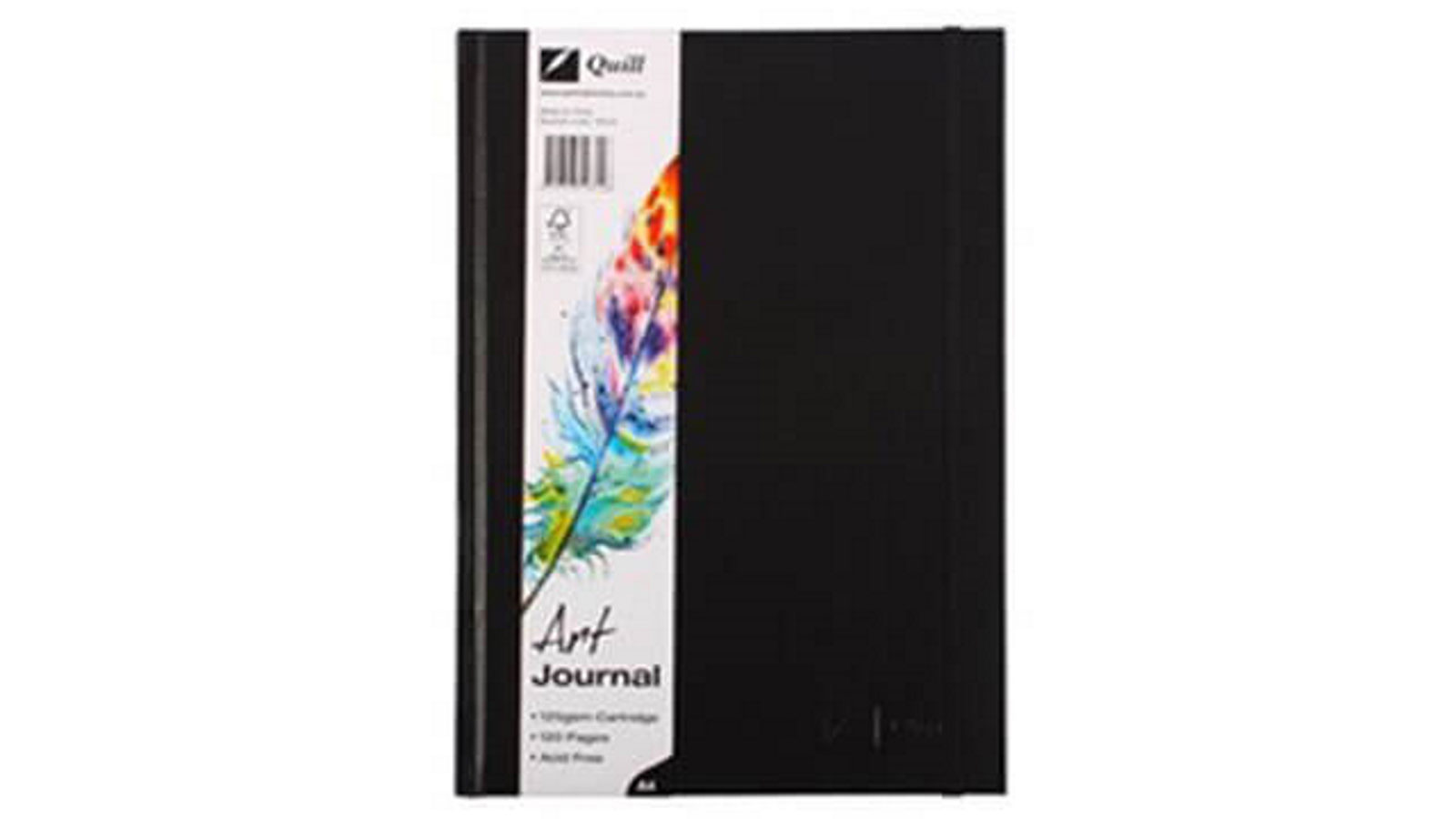 Quill Hard Cover Elastic Closure Art Journal 60 leaves - A4 | Harvey Norman