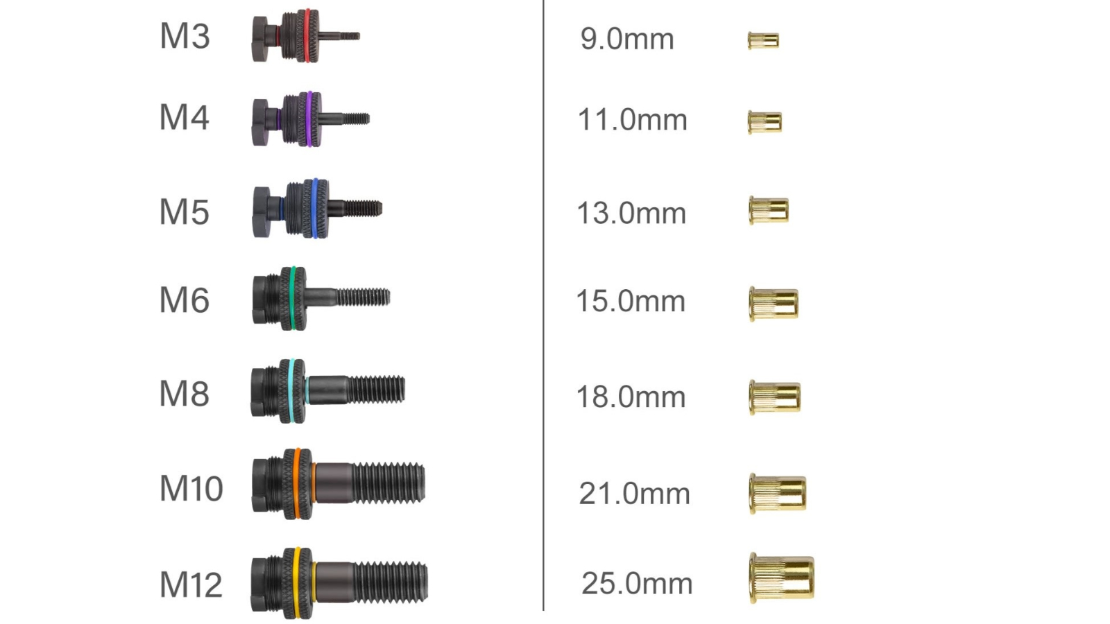 TOPEX 160 Piece Heavy Duty Nut Rivet Rivnut Nutsert Gun Kit Thread M3 ...