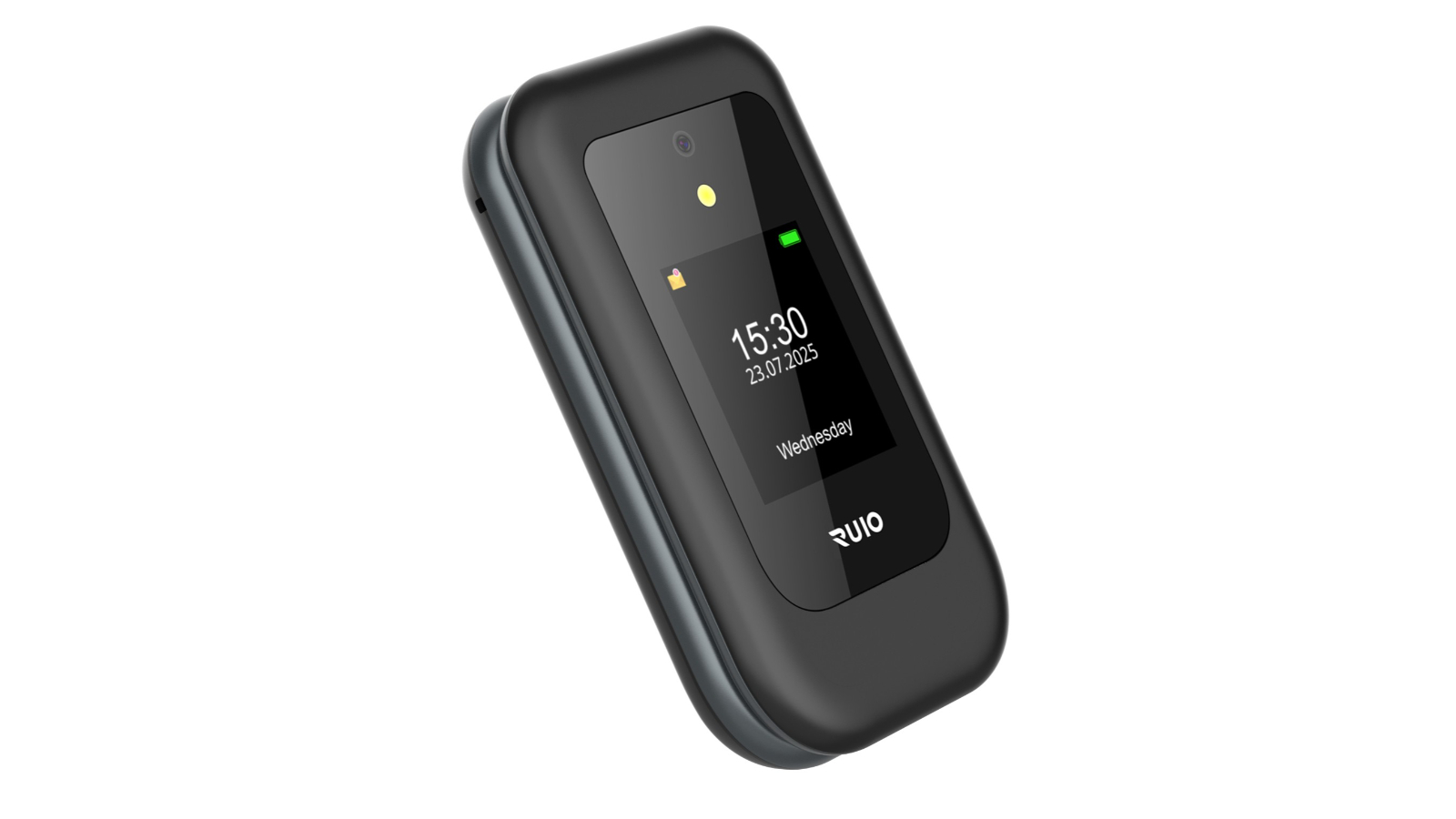 RUIO S1 4G Flip Phone - Black | Harvey Norman