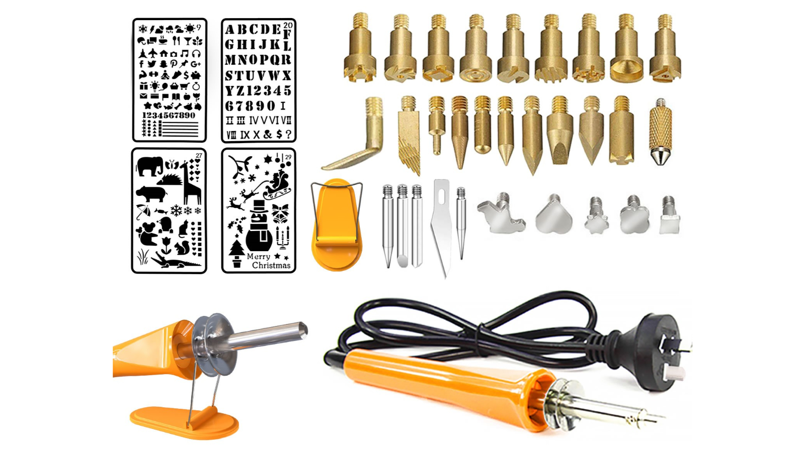 MasterSpec 37 Piece 30W Wood Burning Set Harvey Norman