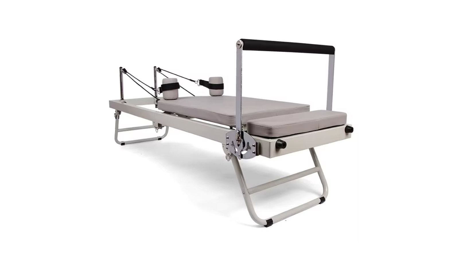 YS Foldable Reformer Pilates Machine - Grey | Harvey Norman