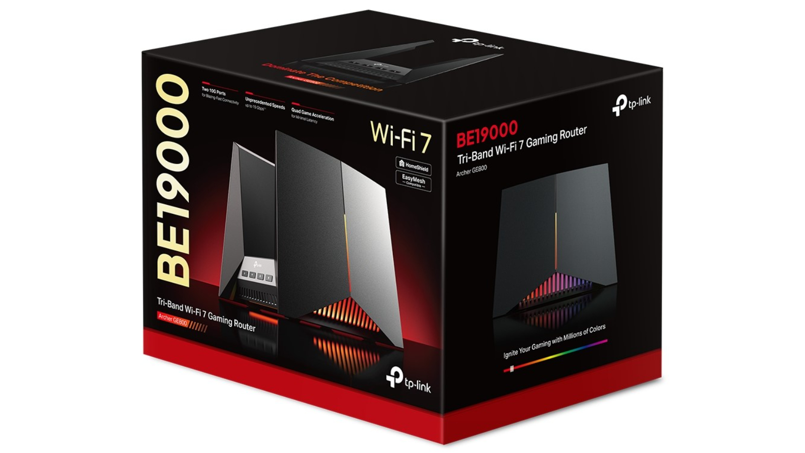 TPLink BE19000 Tri-Band Wi-Fi 7 Gaming Router | Harvey Norman