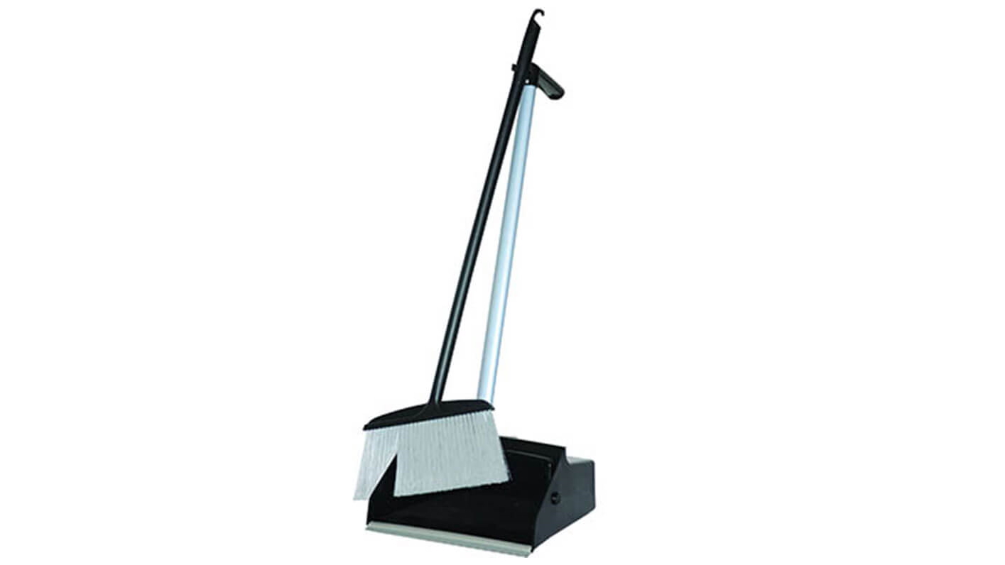 Cleanlink Lobby Pan Broom with Bucket Set | Harvey Norman