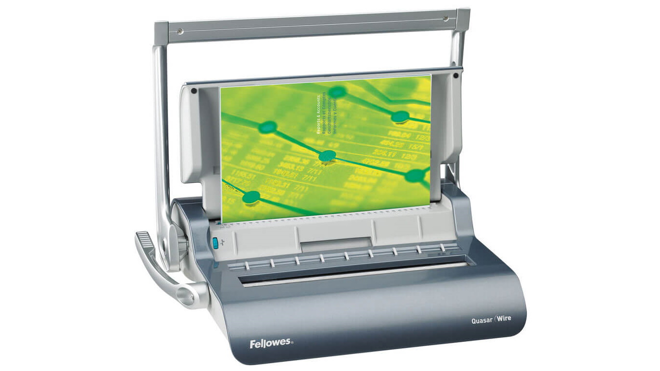 Fellowes Quasar Wire Binding Machine | Harvey Norman