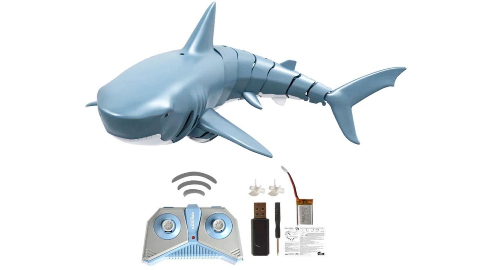 Megajoy Kids Remote Control Electric Great White Shark Toy | Harvey Norman