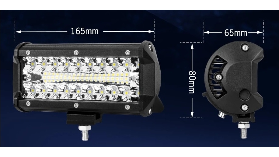 Lightfox 7-inch LED Light Bar - 2pcs | Harvey Norman