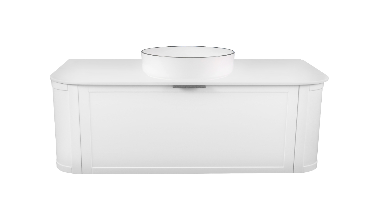 Ledin Evoke 1200mm Vanity with 12mm Solid Surface Top - Satin White ...