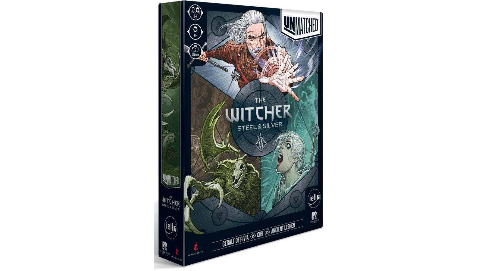 Unmatched The Witcher Steel and Silver Board Game | Harvey Norman