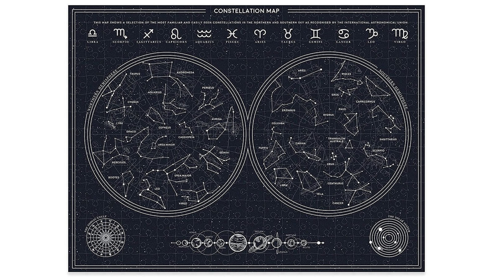 Gift Republic Glow In The Dark Constellation Puzzle | Harvey Norman