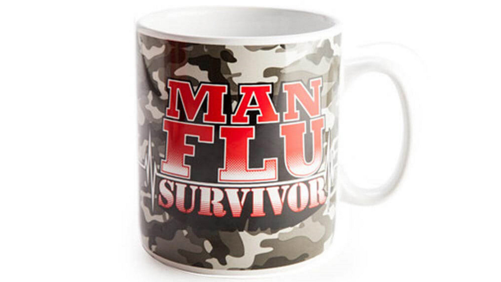 Man Flu Survivor Giant Coffee Mug | Harvey Norman