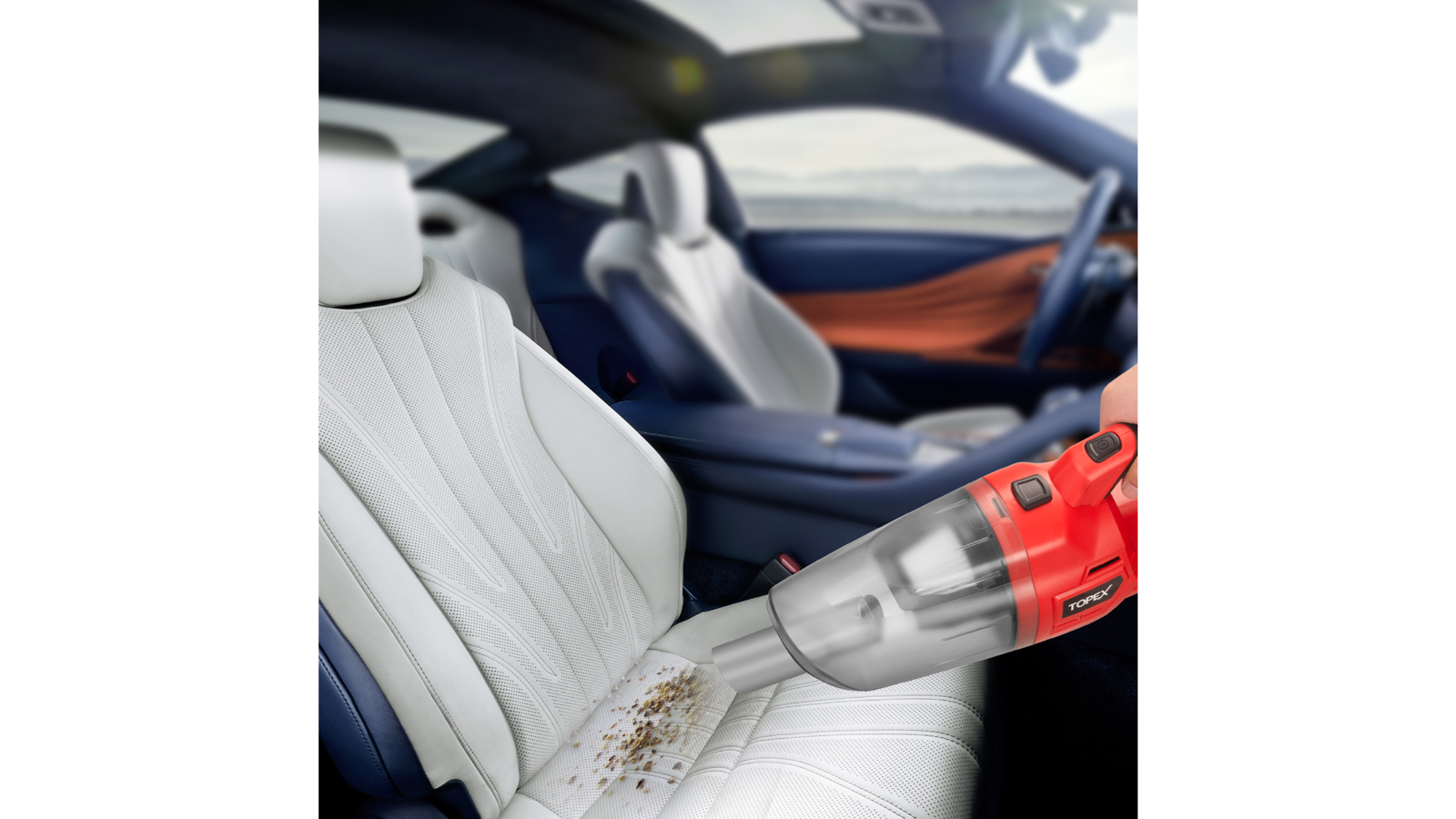 TOPEX 20V Cordless Handheld Vacuum Cleaner for Home and Car with ...