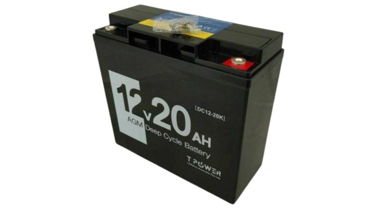 BatteryMate BMBT#4 12V 20AH AGM Deep Cycle Battery | Harvey Norman