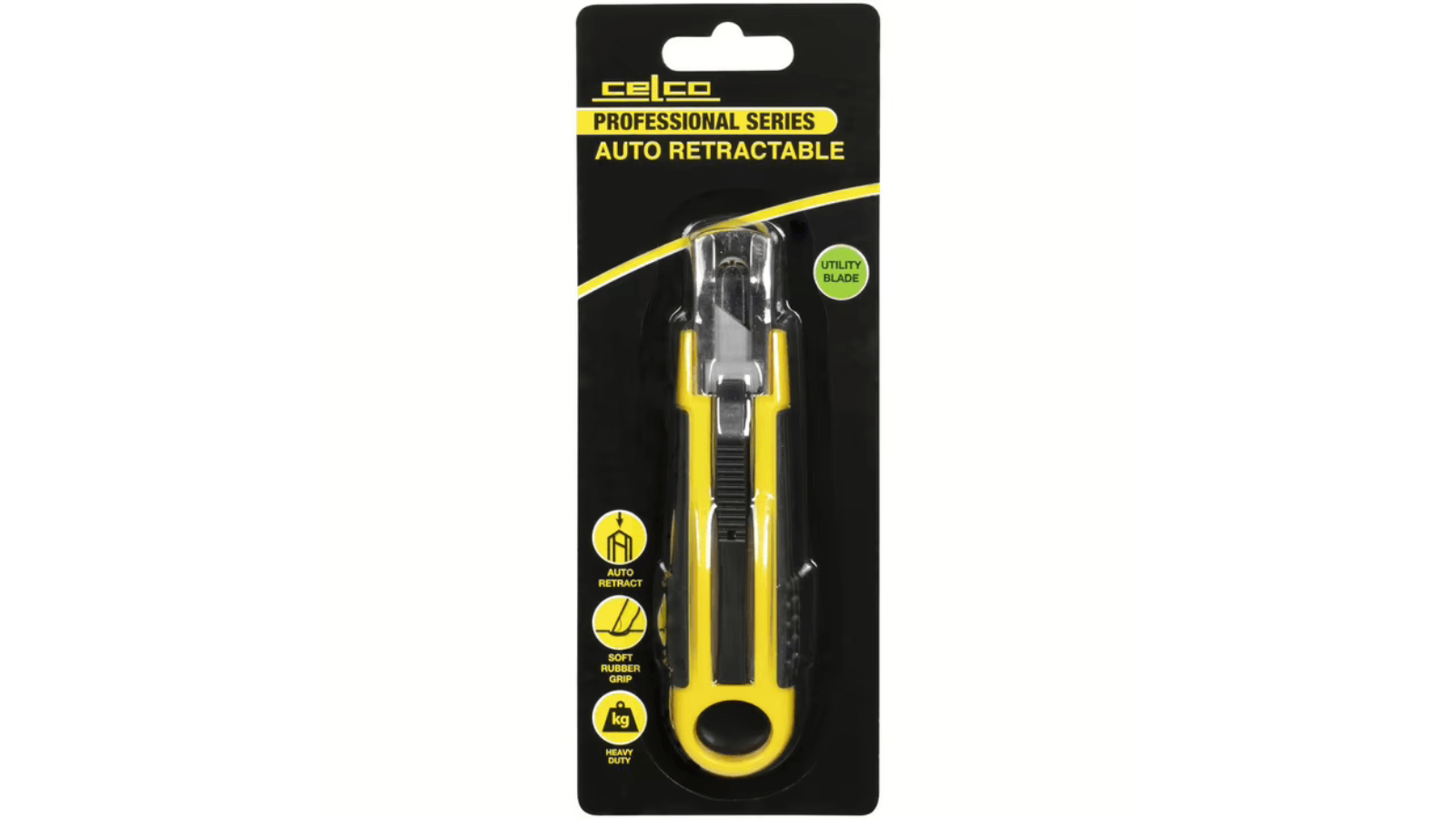 Celco Pack of 12 Auto Self Retractable Warehouse Safety Knife Cutter ...