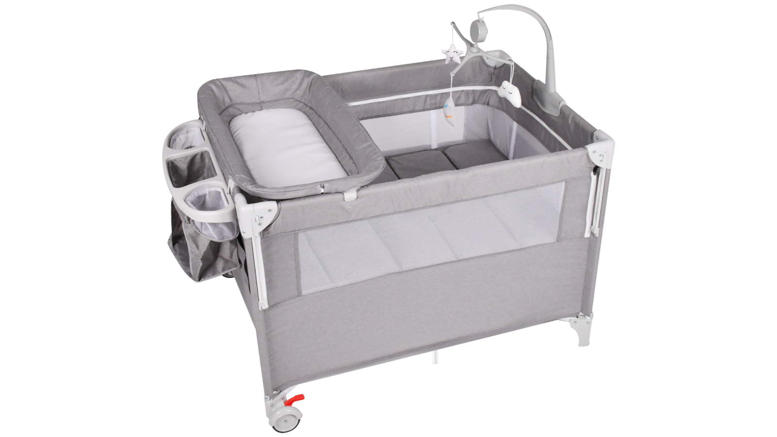 Advwin 4-in-1 Foldable Baby Portacot with Diaper Changer | Harvey Norman