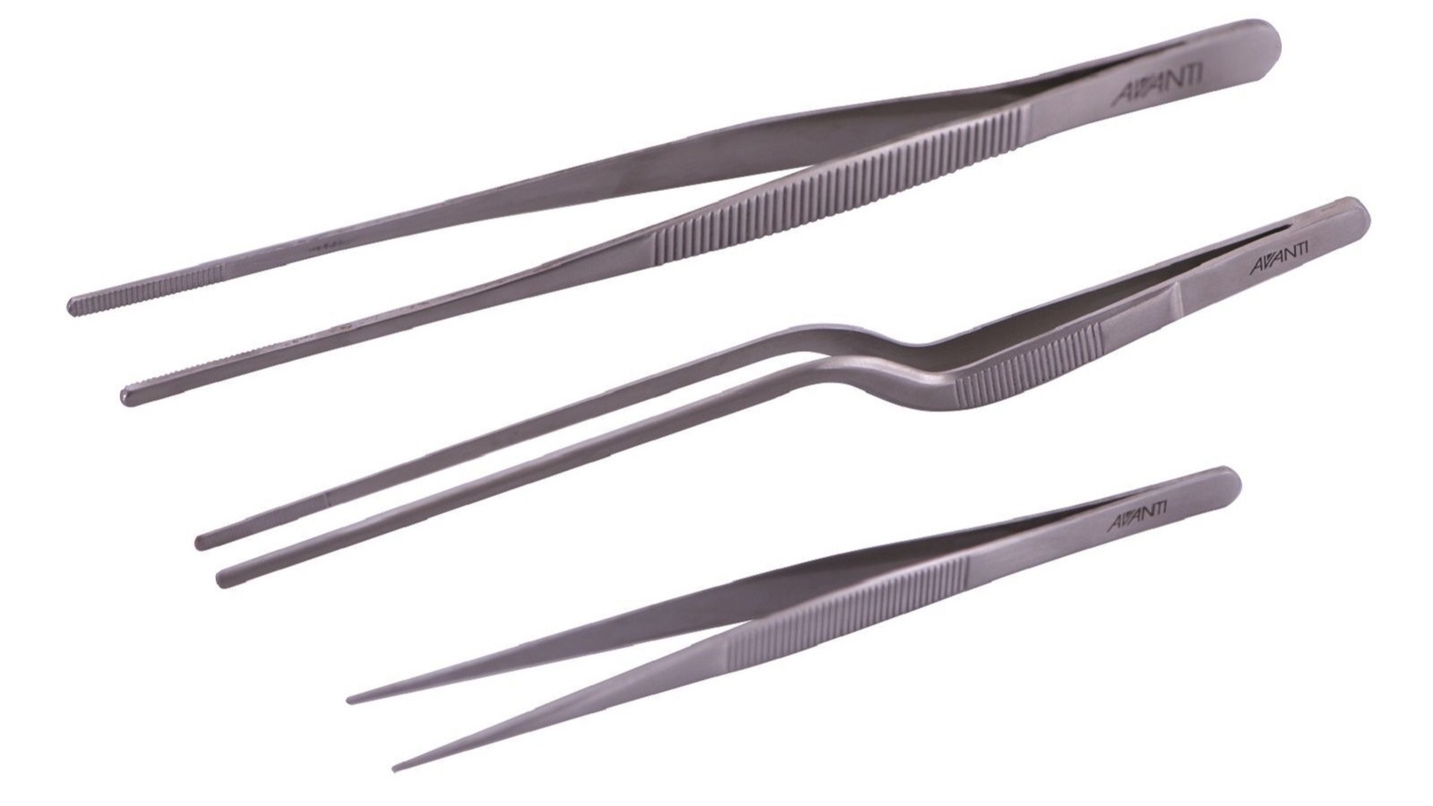 Avanti Plating Tweezers - 3 Piece Set | Harvey Norman