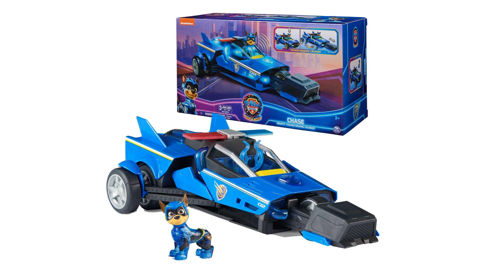 Paw Patrol The Mighty Movie Chase Transforming Cruiser | Harvey Norman