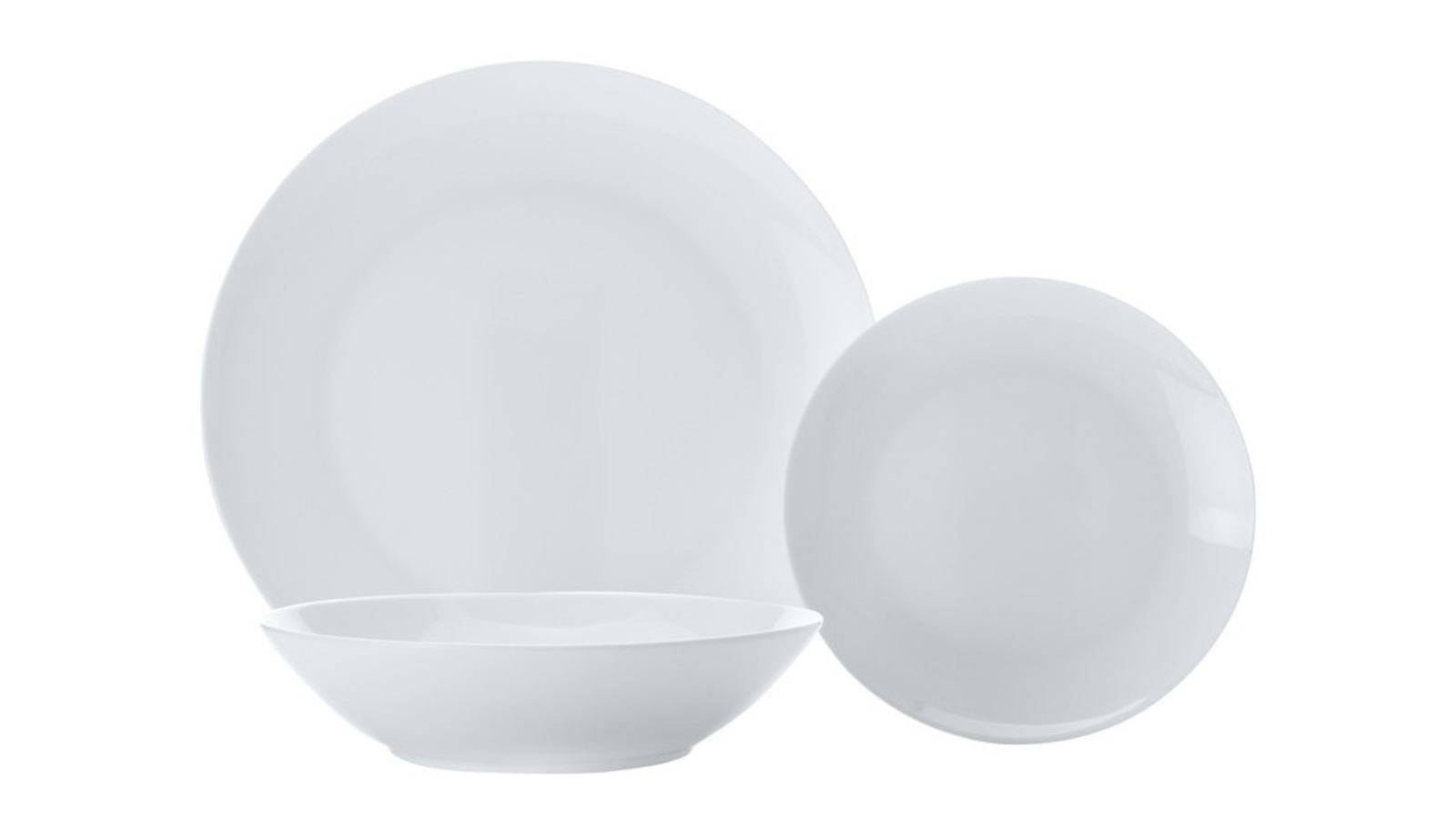 Maxwell and Williams 18 Piece Cashmere Coupe Dinner Set | Harvey Norman