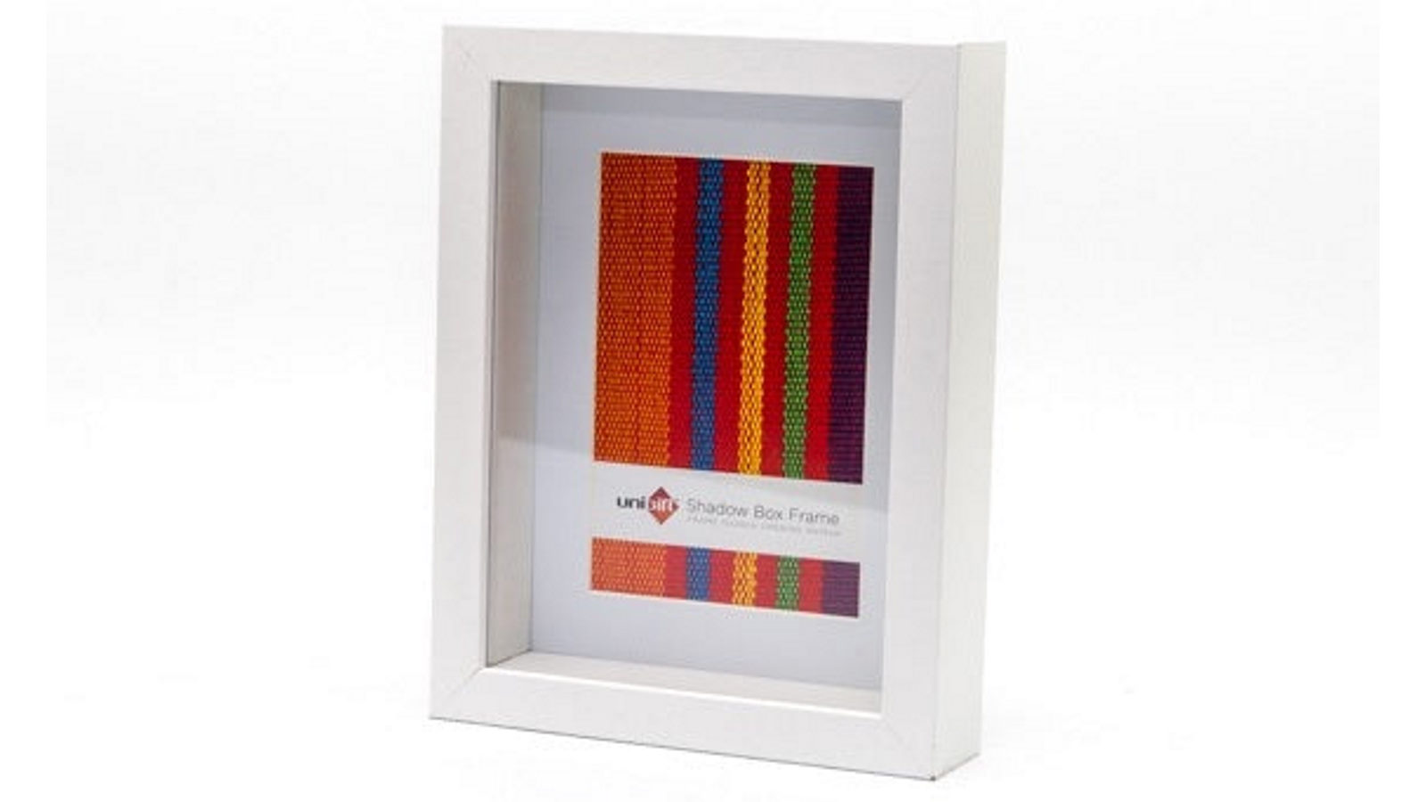Unigift Shadow Box Photo and Artwork White Wooden Frame - 13 x 18cm ...