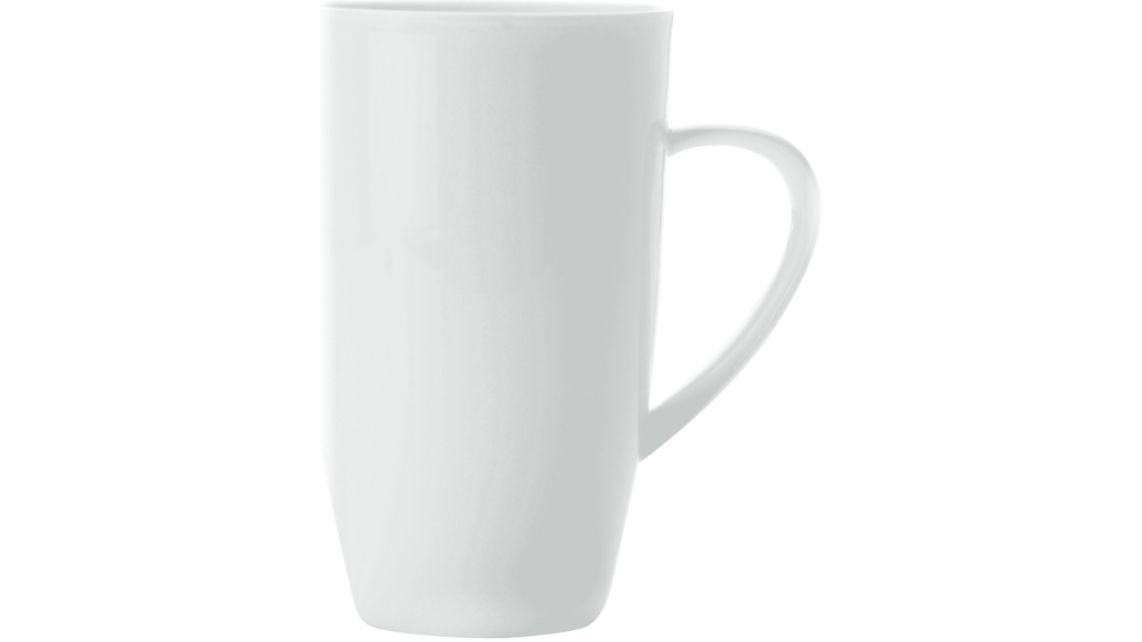 Maxwell and Williams Tall Porcelain White Basics Coupe Mug - 600ml ...