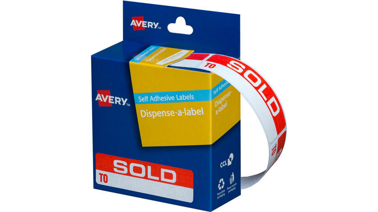 Avery 125 Piece 19x64mm Self-Adhesive Labels - Sold to | Harvey Norman