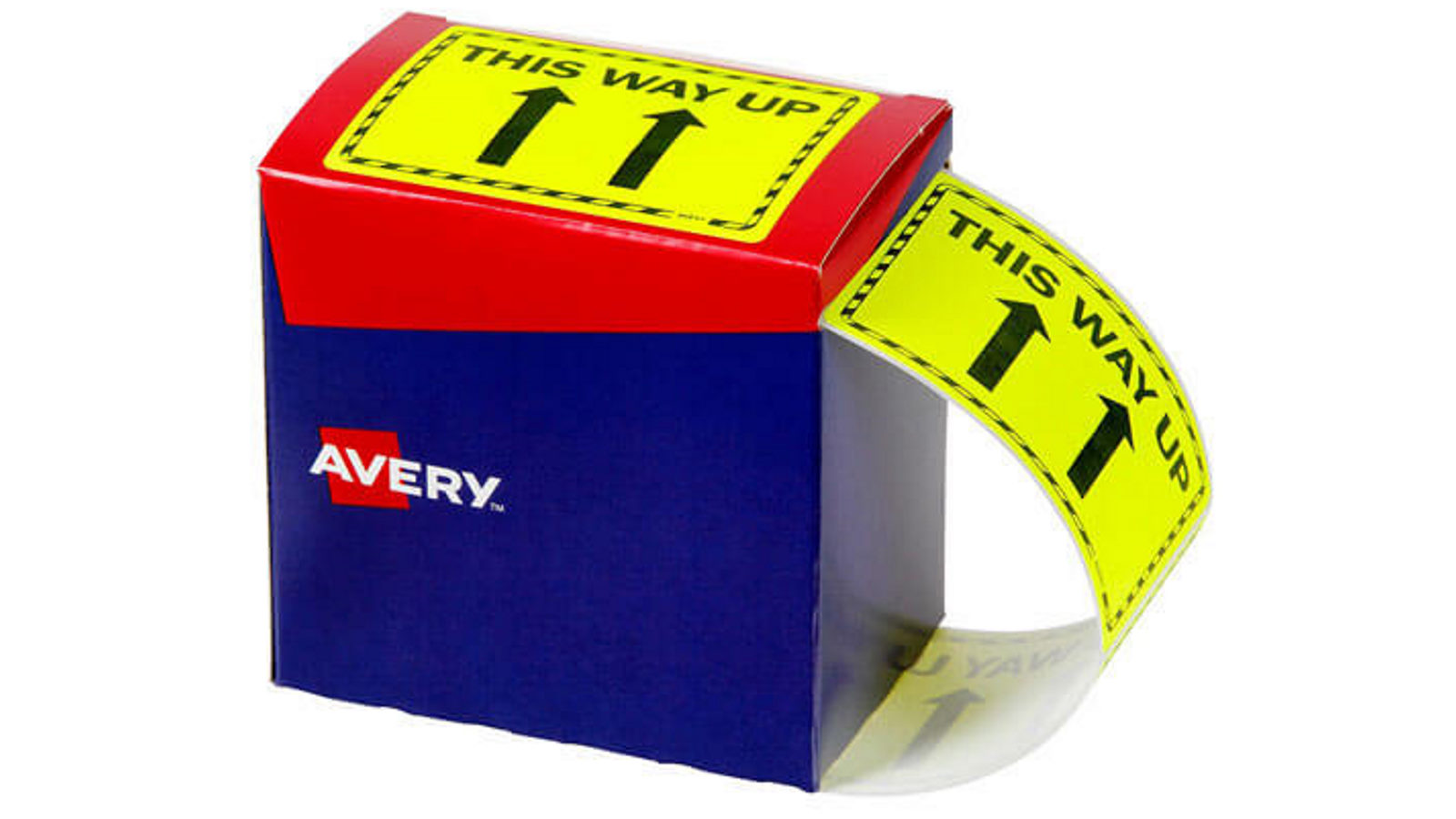 Avery 750 Piece 75x99.6mm Yellow Labels - This Way Up | Harvey Norman