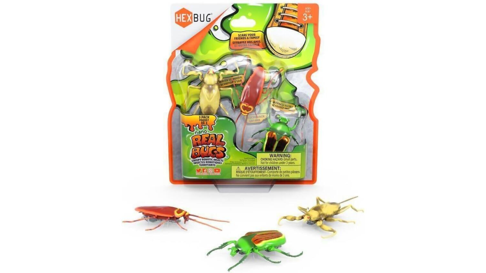 HexBug Nano Real Bug - Pack of 3 | Harvey Norman