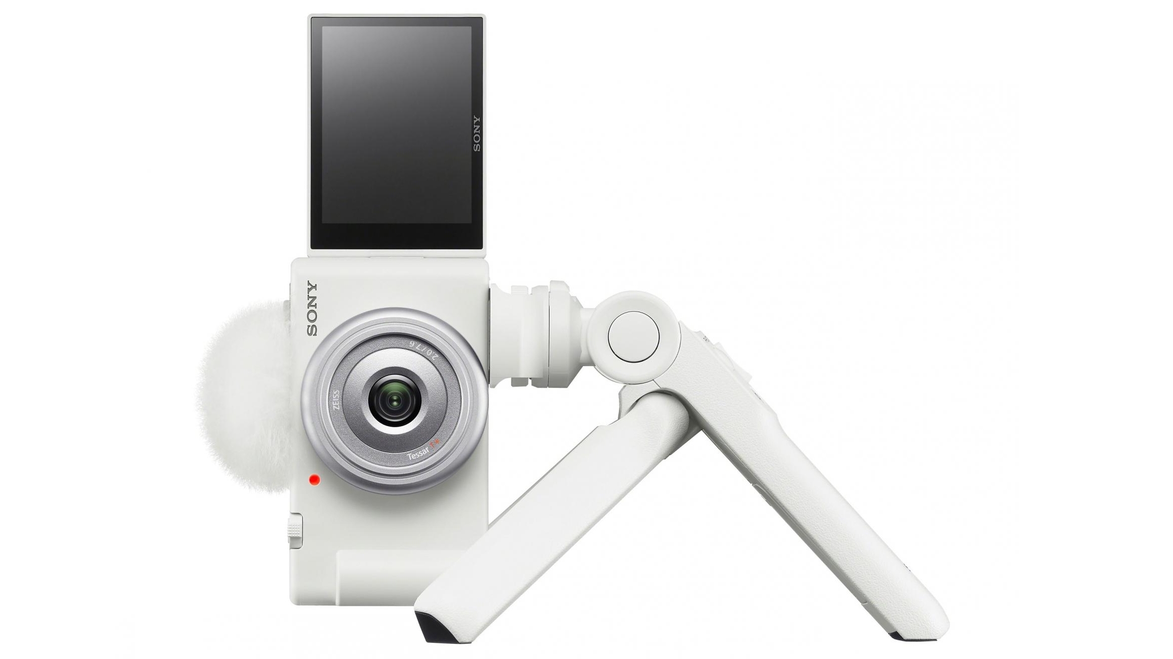 Sony ZV-1F Vlogging Camera - White | Harvey Norman