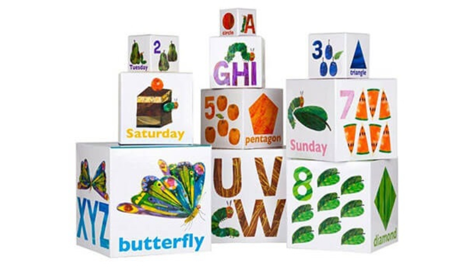 World Eric Officially Licensed Very Hungry Caterpillar Building Blocks | Harvey Norman