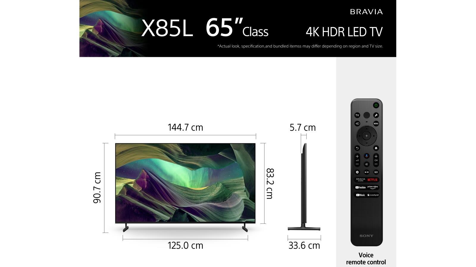Sony 65-inch X85L 4K Full Array LED Google TV | Harvey Norman