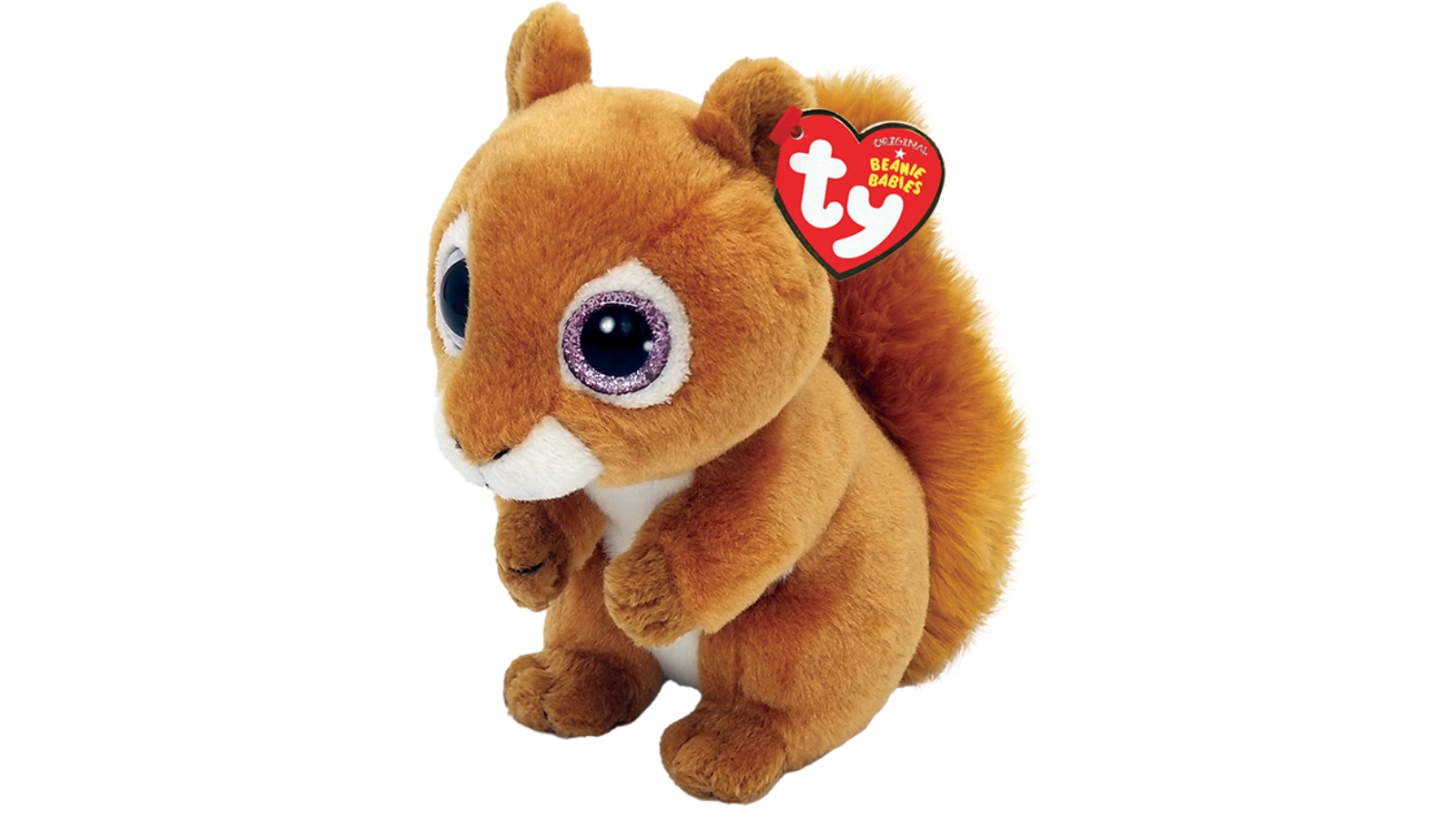 Ty 15cm Beanie Boos Squire Small Squirrel Brown Harvey Norman