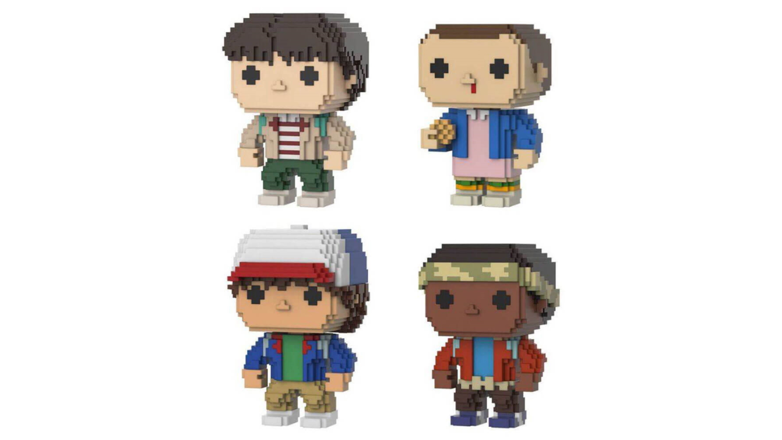 Stranger Things 8-Bit Kids US Exclusive Pop 4-Pack Figure | Harvey Norman
