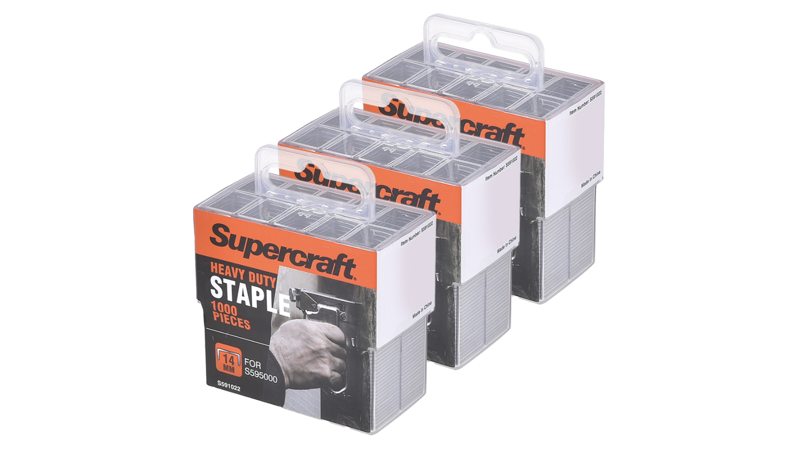 Supercraft Heavy Duty Staples for S595000 Stapler - 1.4cm | Harvey Norman